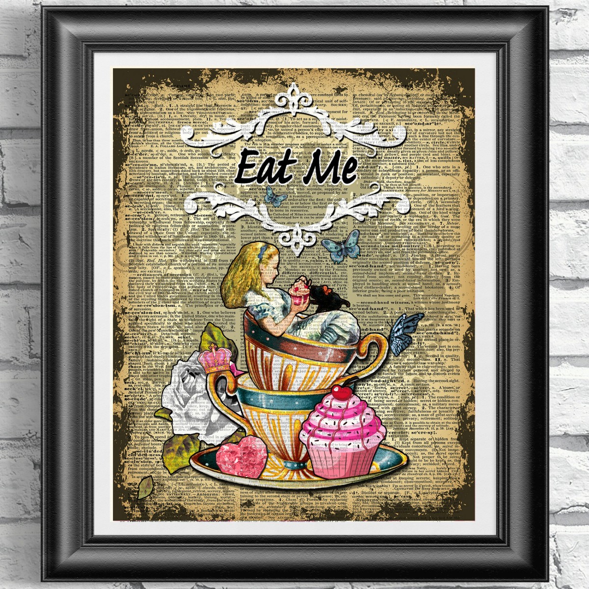 Alice In Wonderland Eat Me Quote