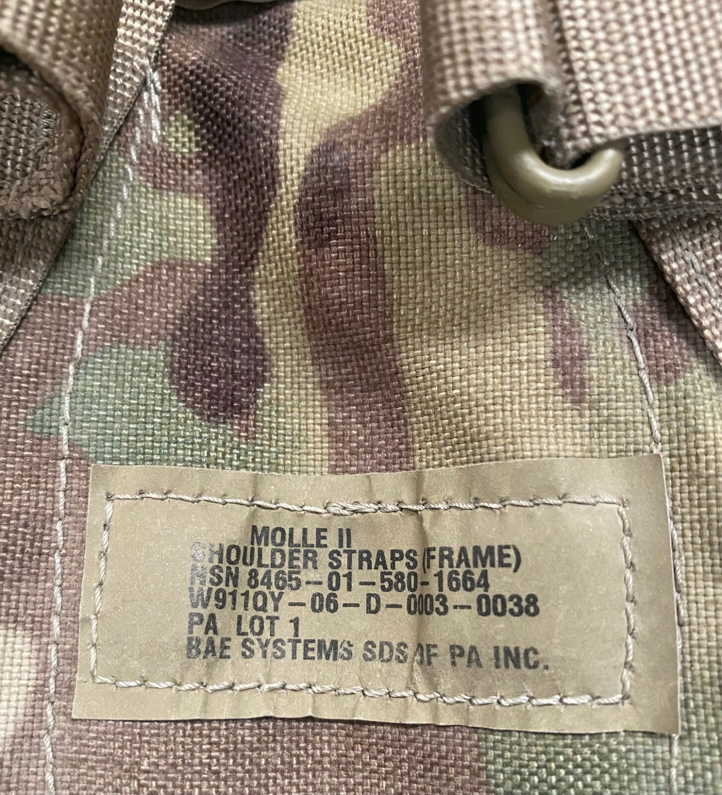 USGI MOLLE II Large Rucksack Complete Multicam/OCP with Sustainment ...