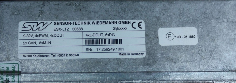 STW Technic ESX-LT2 30688 CAN Bus Module Controller Computer ECM CPU ...