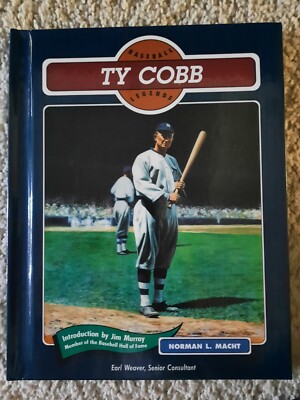 Baseball Book Ty Cobb Baseball legends Norman Macht Chelsea house ...