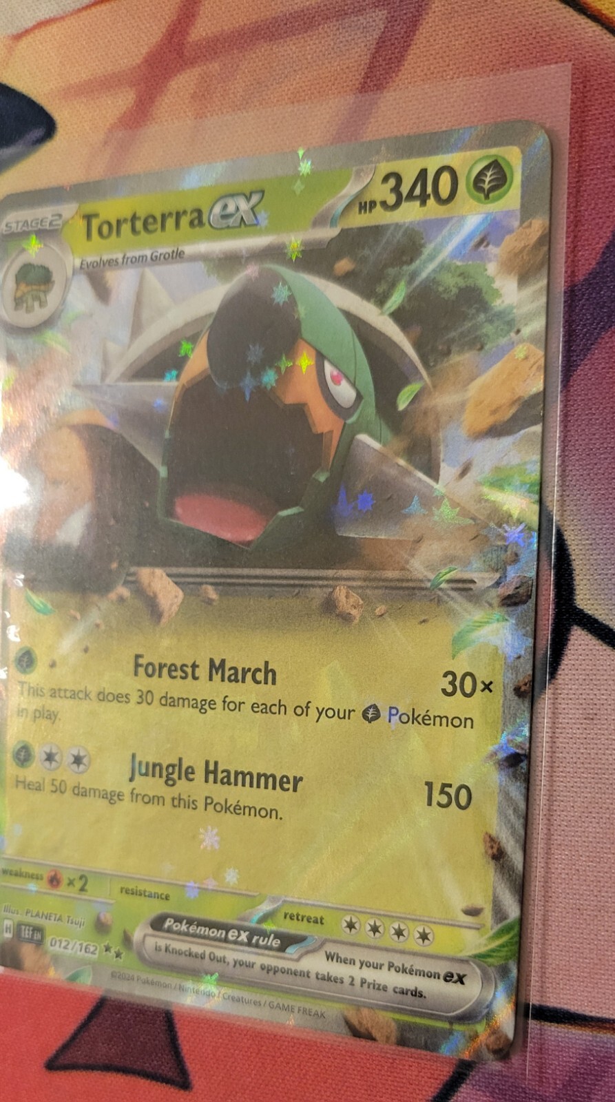 Pokémon TCG Torterra ex 012/162 Temporal Forces Double Rare NM | eBay