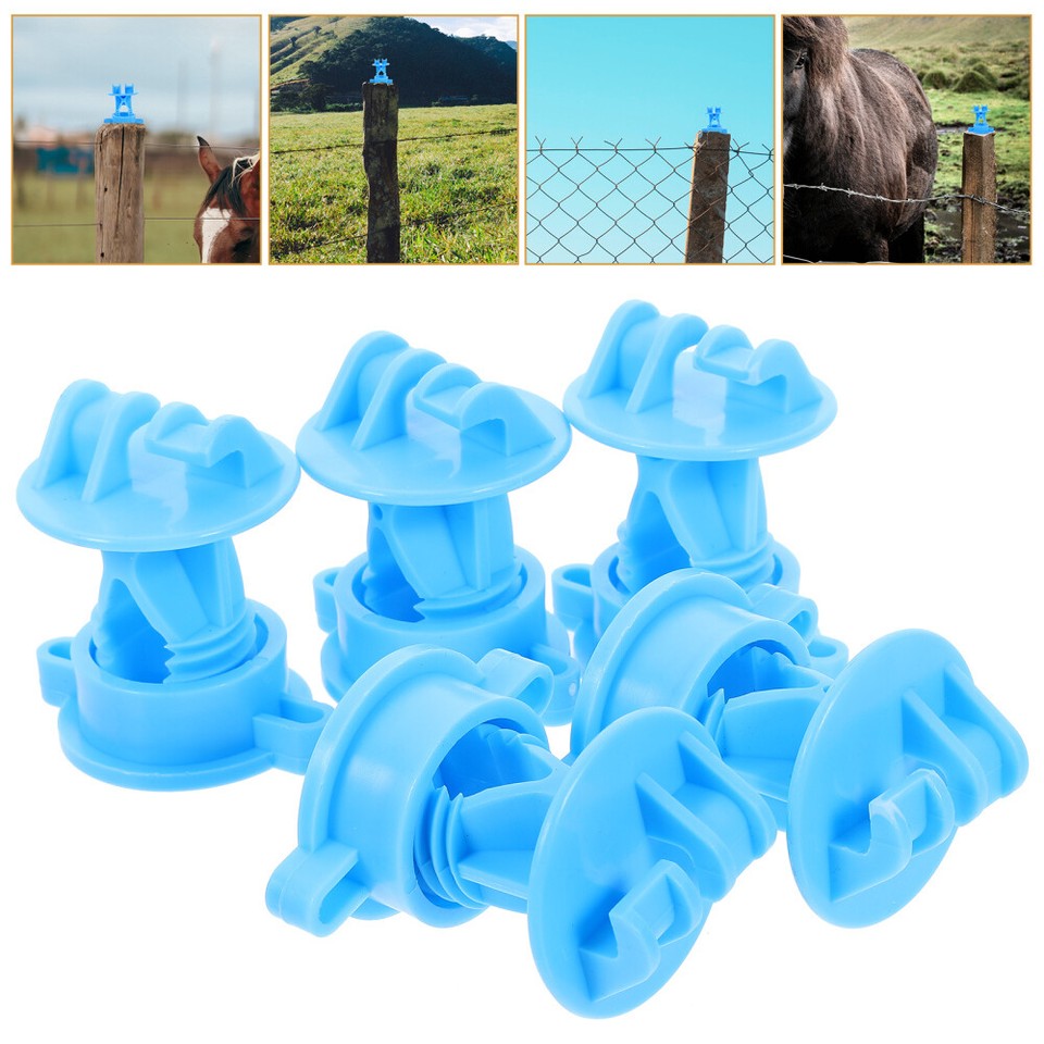 ELECTRIC FENCE RING INSULATORS Fencing For Wooden Posts Wire | eBay UK