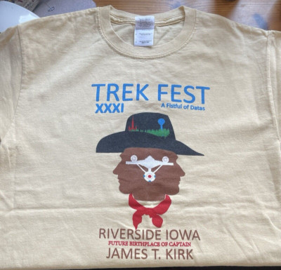 STAR TREK . TREK FEST XXXI Riverside Iowa t.shirt size S | eBay