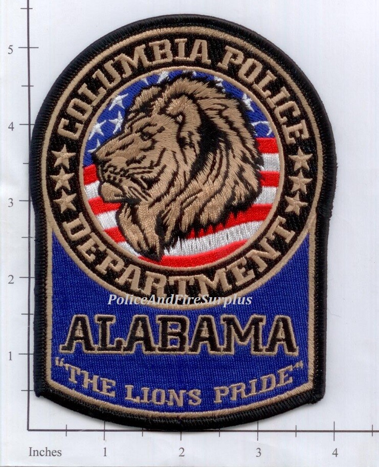 Alabama - Columbia AL Police Dept Patch | eBay