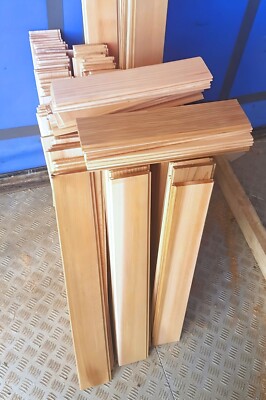 1m² Canadian Western Red Cedar T&G Cladding Off-Cuts – 88mm Tongue ...