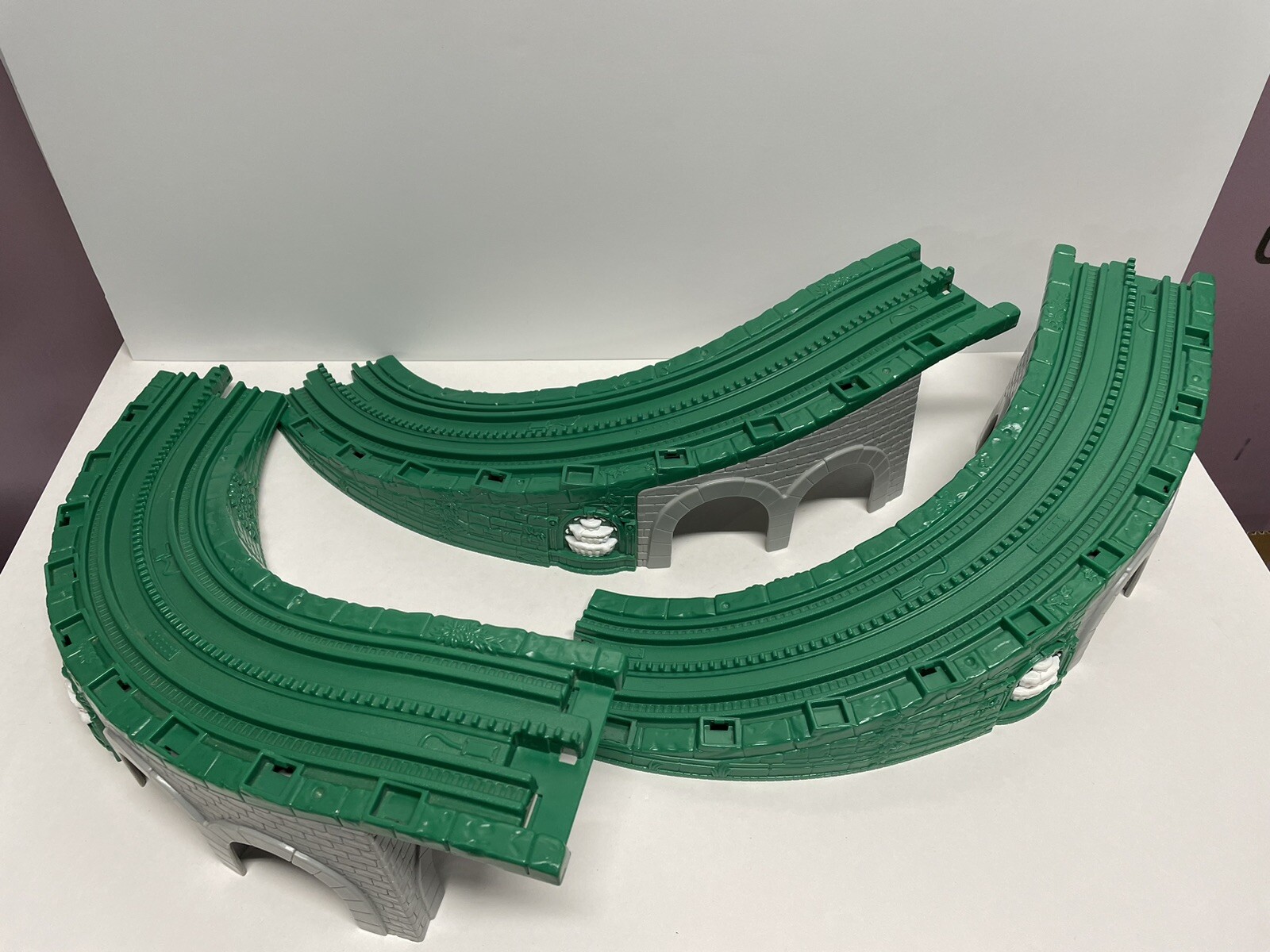 Geotrax Train Railway Green Mountain Ramp Track Tunnel Bridge Lot Of 3 ...