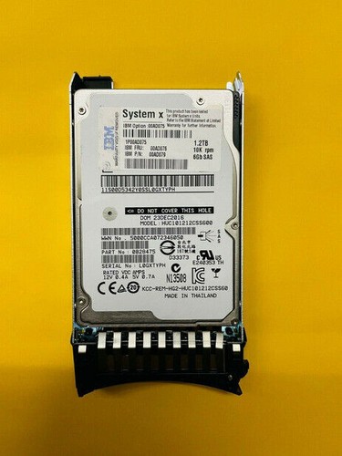 IBM 00AD075 1.2TB 10K 6G 2.5" G2HS SFF SAS Hard Drive HDD | eBay.de