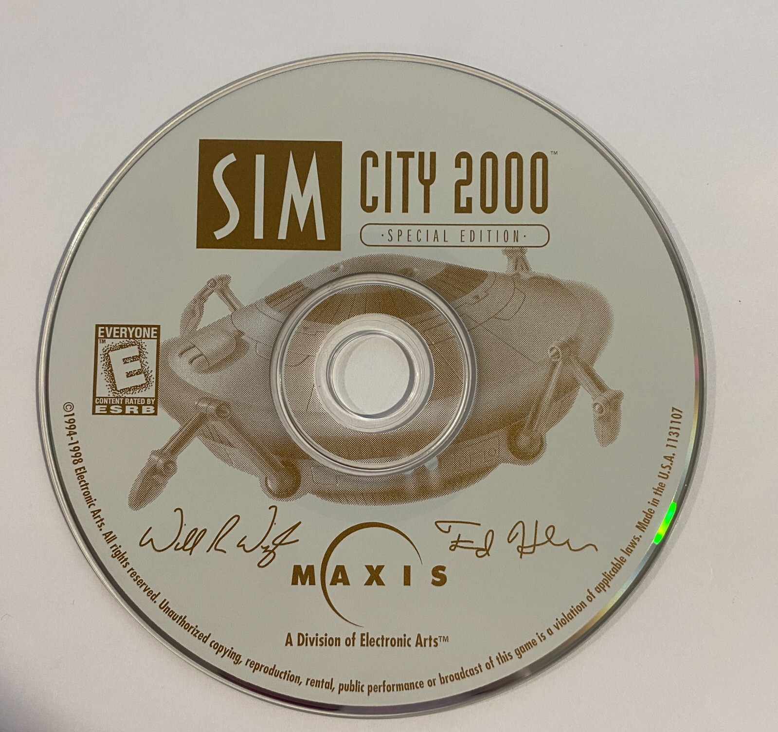 SimCity 2000: Special Edition (PC, 1996) Disc only Vintage Tested Good ...