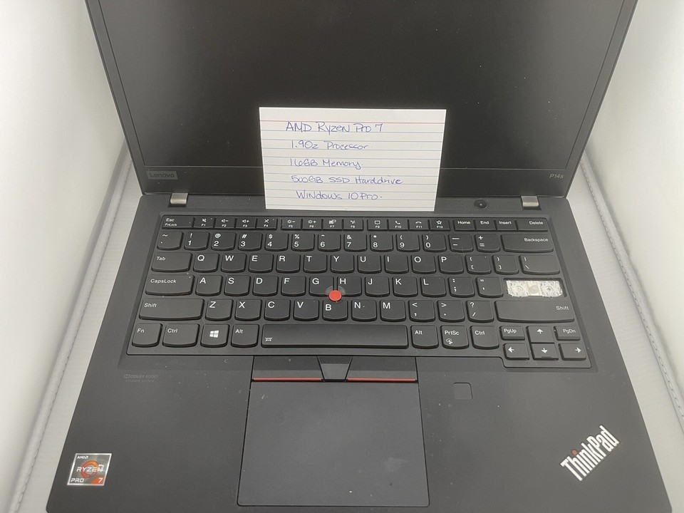 Lenovo ThinkPad P14s Gen 2i 14'' (512GB SSD, AMZ RYZEN 7 Gen., 4.70 GHz ...