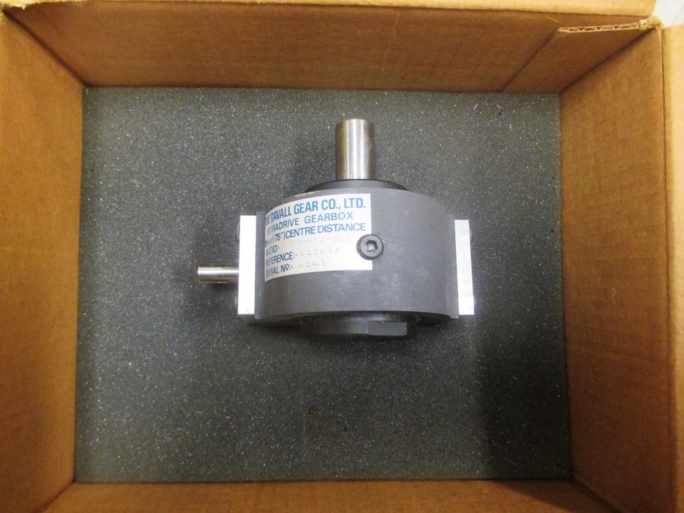 Davall Gear Spiroid Gearbox Ratio:25-5-5-L-O-BL3 Ref: C27483 Serial ...