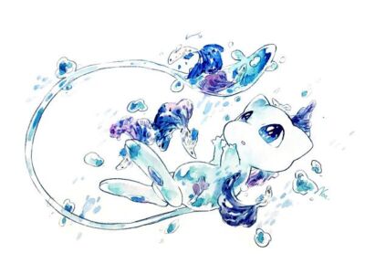 Pokemon anime nonkumakawayusu pok mon mew fanart pixiv Pad Gaming Mat ...