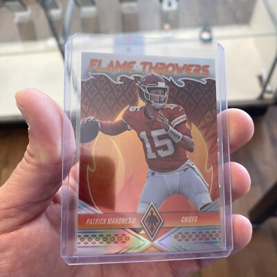 Patrick Mahomes 2022 Panini Phoenix Flame Throwers Silver #FT-4 KC ...