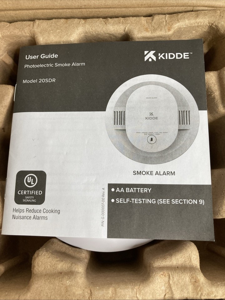 Kidde 20SDR Battery-Operated Smoke Detector Alarm, 5-inch | eBay