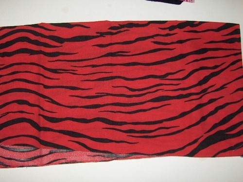 red tiger print bandana | eBay