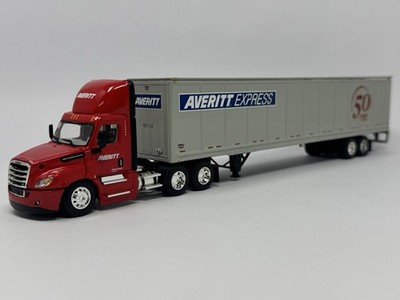 DCP 1:64 Averitt Express Red Freightliner Day Cab 53" Dry Van (missing ...