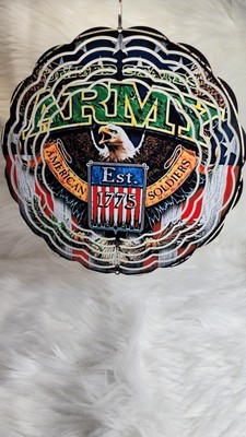 8inch Wind spinner With Spinning Hook Army Military Usa | eBay