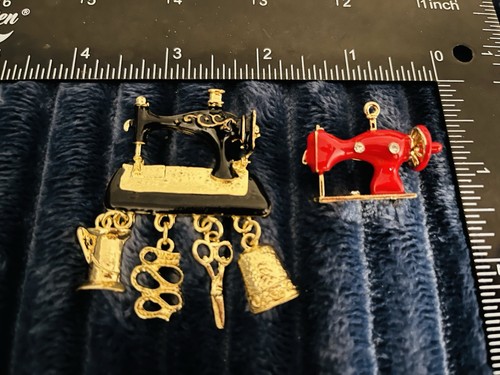Sewing Machine Brooch Set | eBay