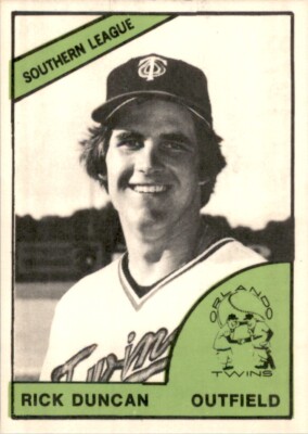 1978 TCMA Orlando Twins Rick Duncan (C) Orlando Twins #212 | eBay