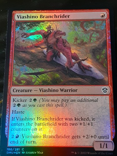 Viashino Branchrider FOIL , Dominaria United ,Near Mint ,MTG,FREE ...