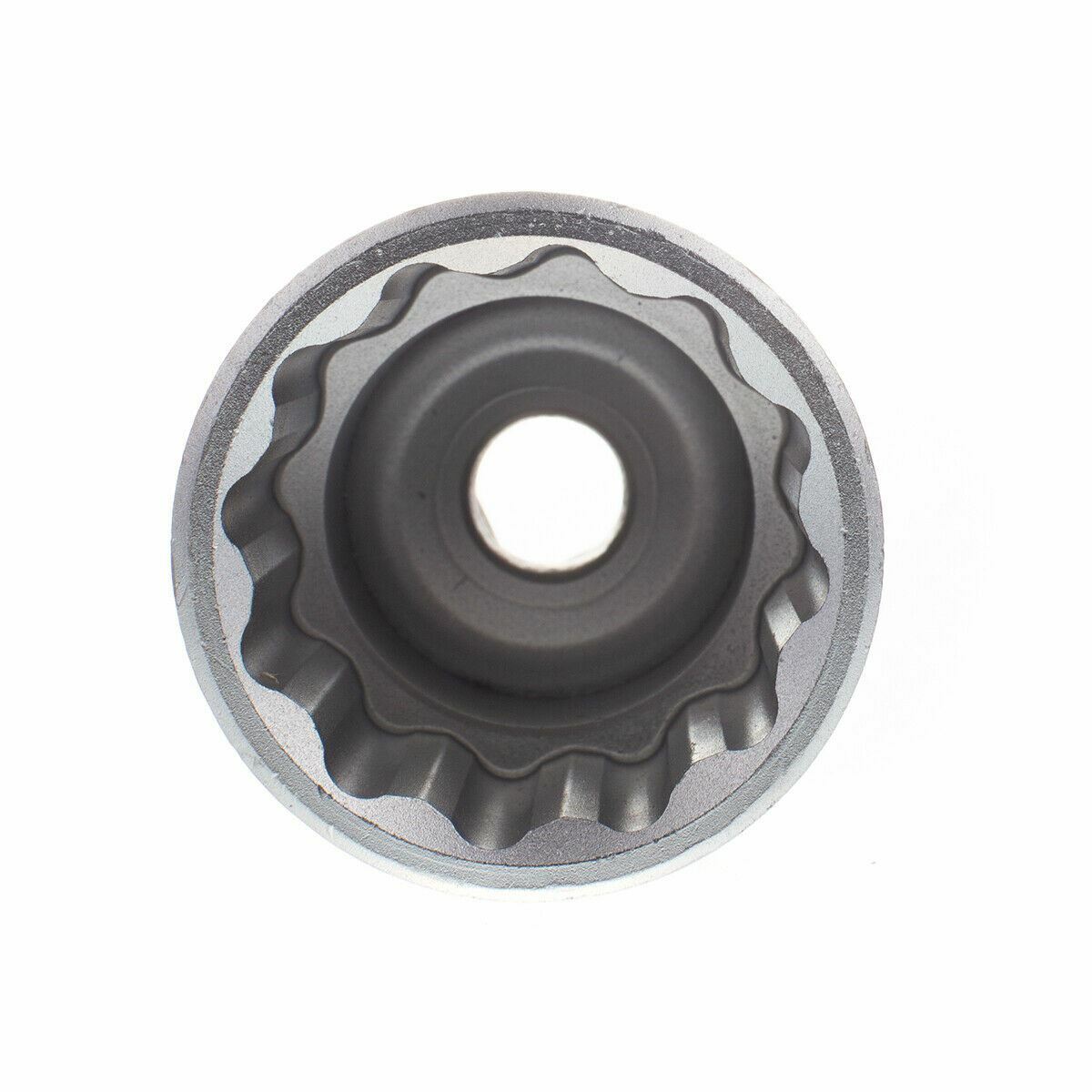 ASTA 34mm Deep Socket 1/2" Drive Metric 12 Point (12PT) Chrome Vanadium ...