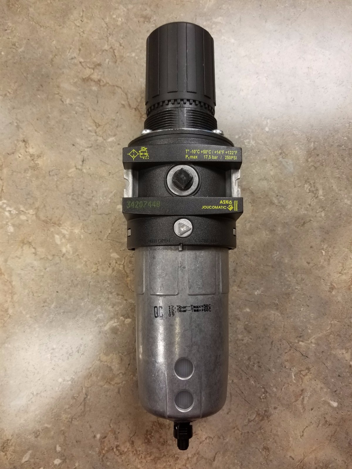 ASCO Joucomatic Filter Regulator (34207448) New, Never Used, Still in ...