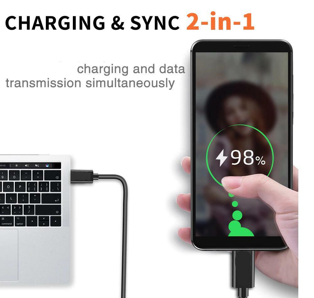 for Motorola Moto E20 E30 E40 E32 Type C Phone Charging Cable Fast ...