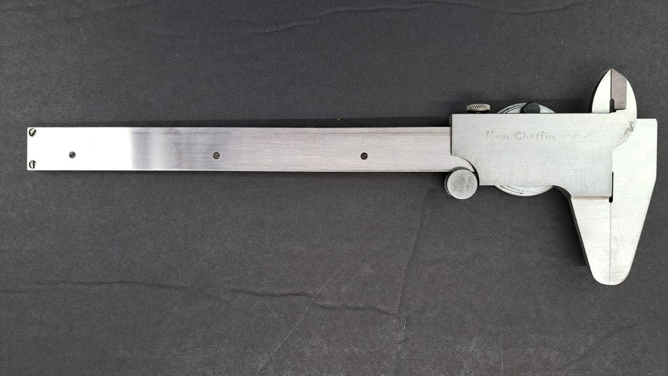Vintage Helios Stainless Dial Caliper 6 inch Germany Wood Box Metric ...