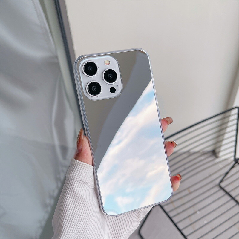 Luxury Mirror Clear Hard Case Cover For iPhone 16 Pro Max 15 14 13 12 ...