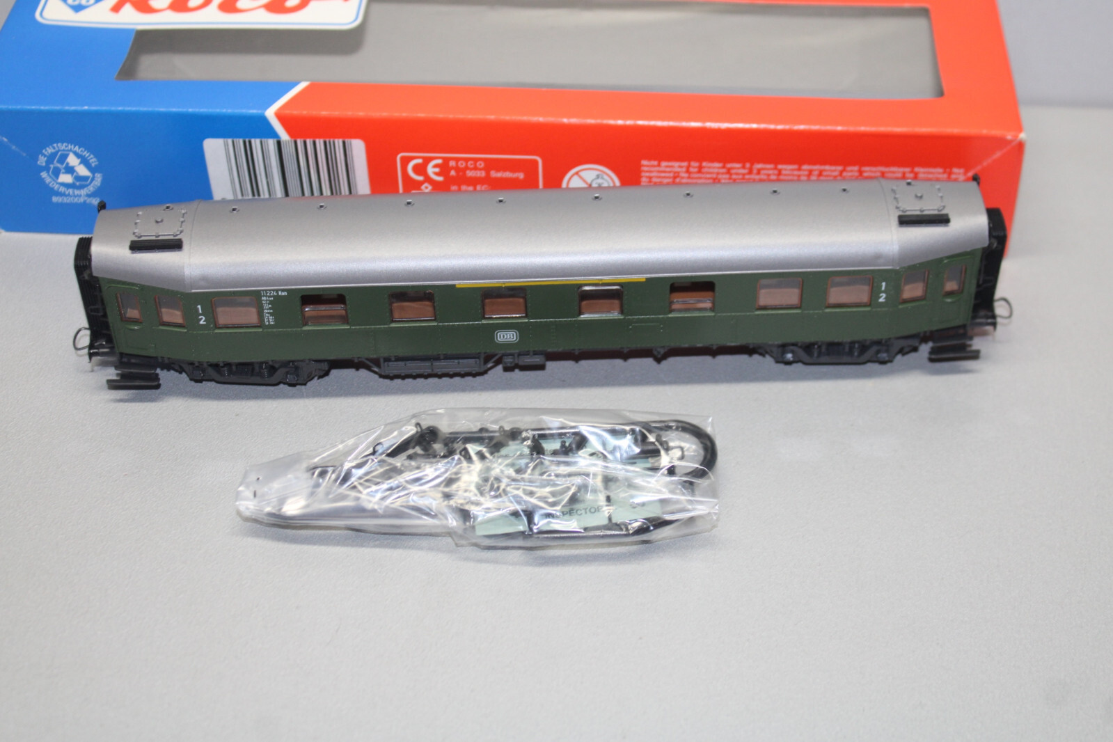 Roco 44452 4-Axle Passenger Car 1st/2nd Class DB Gauge H0 OVP | eBay