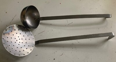 Vintage Gravy Ladle Spoon Dipper Strainer Carlton USA Stainless Steel ...