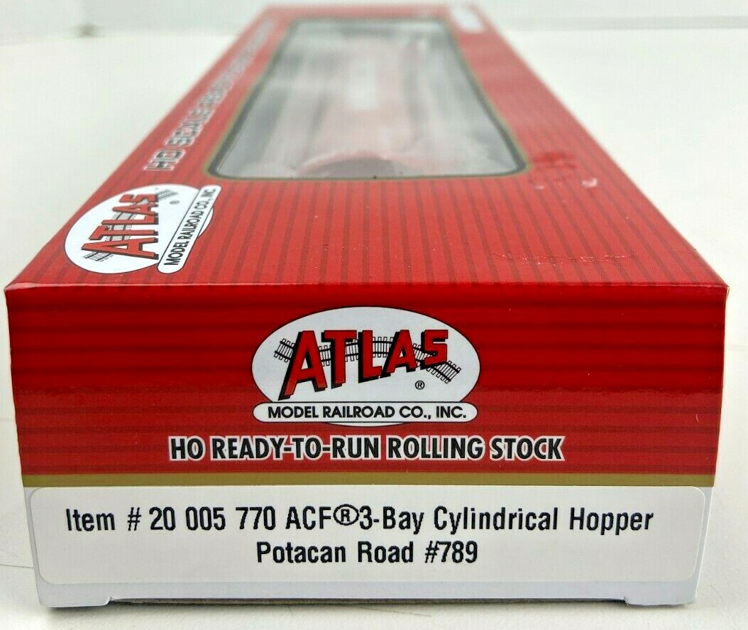 Atlas+HO+ACF+3-bay+Cylindrical+Hopper+Potacan+Alwx+789+Item+%2320005770 ...
