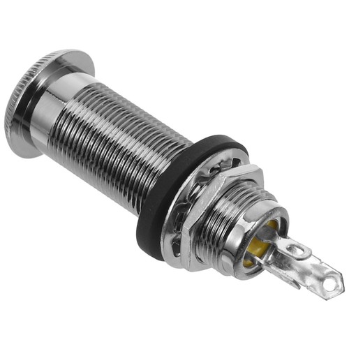 Short Insert Guitar Input Jack Plate Mount Socket Output Stereo | eBay