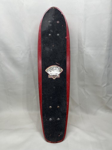 Gordon & Smith 1970’s Red Vintage Fibreflex Kicktail Model Skateboard ...