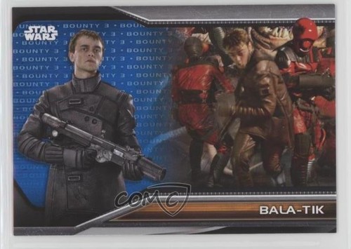 2021 Topps Star Wars Bounty Hunters The Force Awakens Level 3 Blue Bala ...