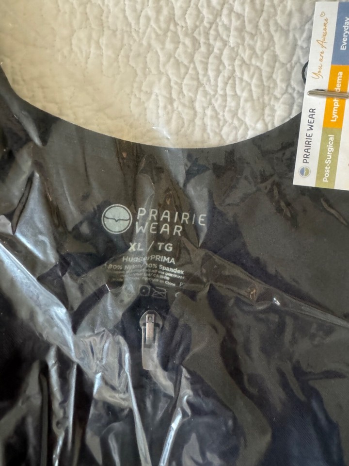 Prairie Wear HUGGER PRIMA Women X-Large 42-44 Black Stretch Compression ...