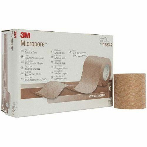 Medical Tape 3M Micropore Skin Friendly Paper 2 Inch X 10 Yard Tan ...