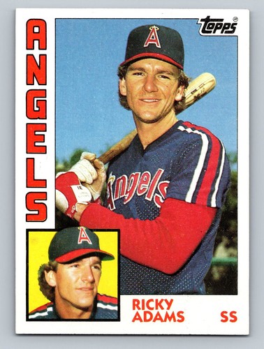 1984 Topps #487 Ricky Adams RC Rookie California Angels | eBay