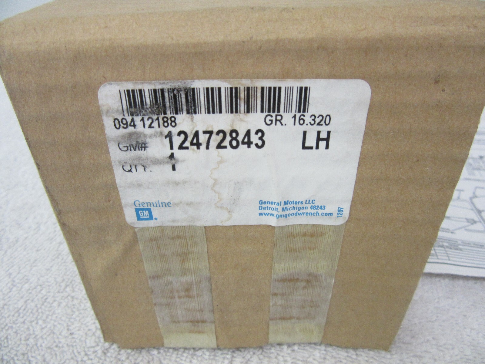 NOS 1999-2007 Silverado Sierra LH Front Side Door Upper/Lower Hinge ...