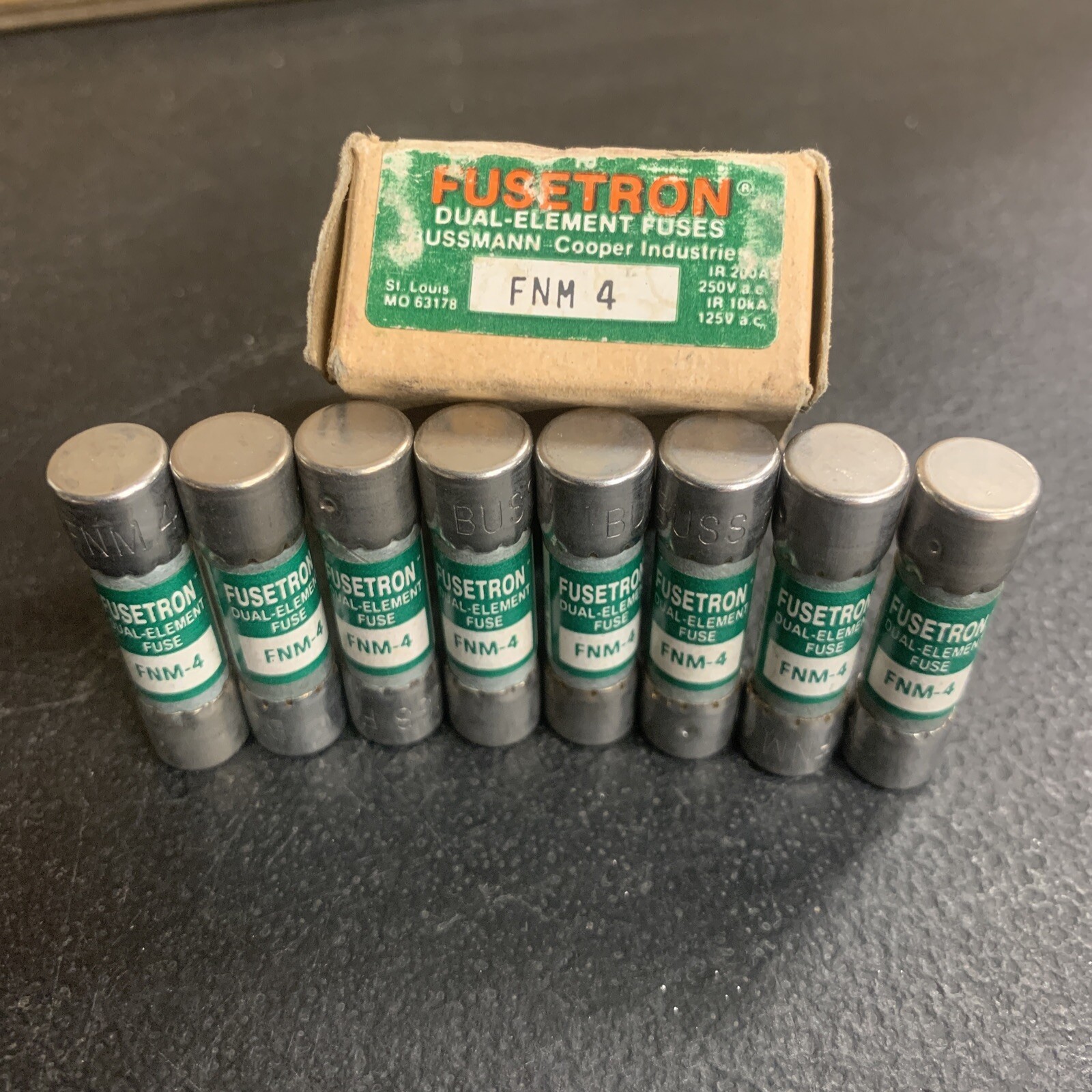 Fusetron FNM-4 Dual Element Fuse 250 Vac, 4 Amp (lot Of 8 ) | eBay