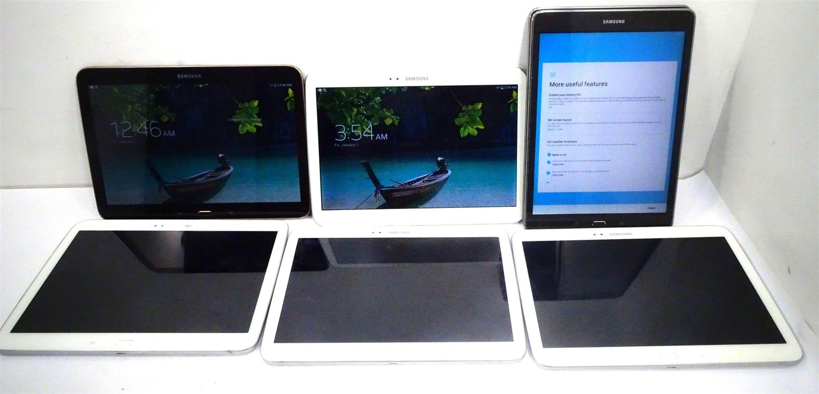 Lot 7 Mix Samsung Galaxy Tab 16GB Wi-Fi -10.1" Tablet | eBay