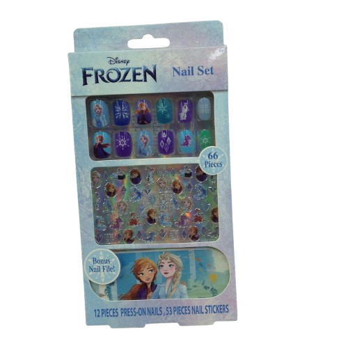 Disney Frozen Bluey Flavored Lip Balm & Nail Sticker Set Girls Birthday ...