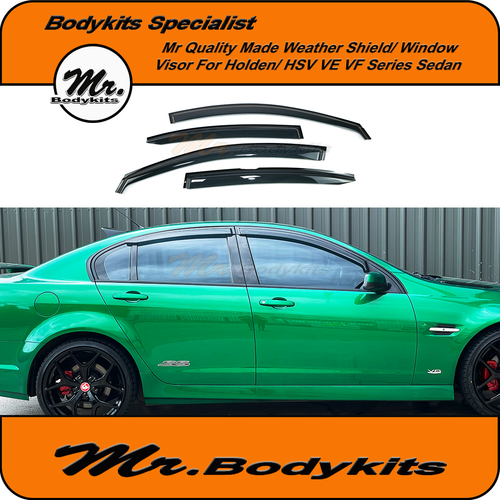 Weathershield Window Visors For Holden Commodore VE VF HSV Clubsport ...