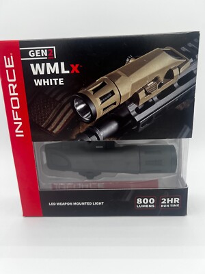 INFORCE WMLx Gen 2 White IR Weapon light Illuminator Torch Black | eBay
