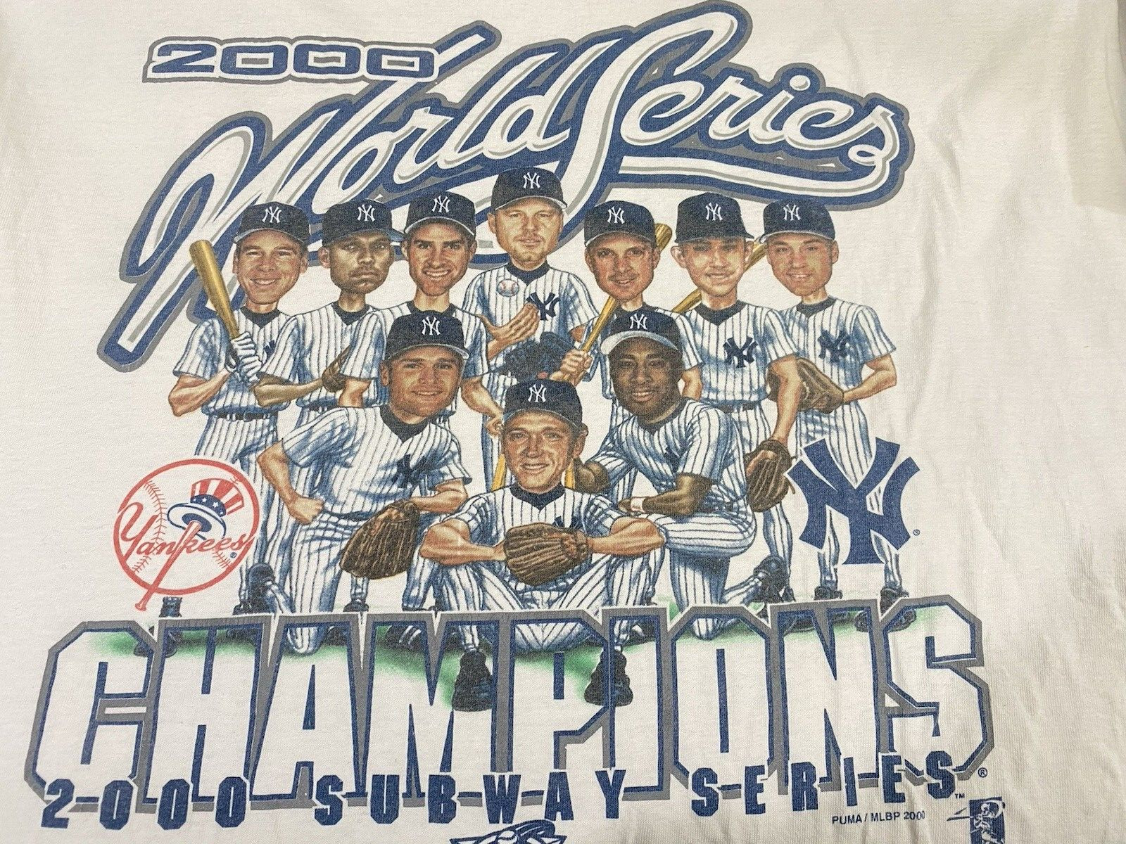 2000 New York Yankees Caricature World Series Champio… - Gem