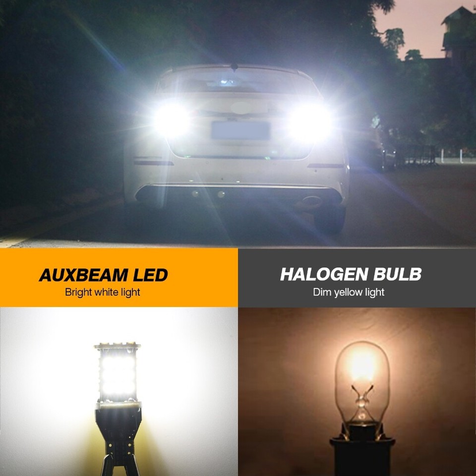 AUXBEAM 921 912 T15 LED Reverse Backup Bulbs for Ford F-150 F250 F350 ...