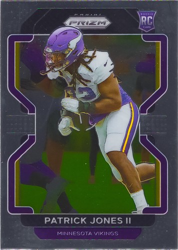 Patrick Jones II RC 2021 Prizm Football Chrome Rookie Card#437 Minnesota Vikings | eBay
