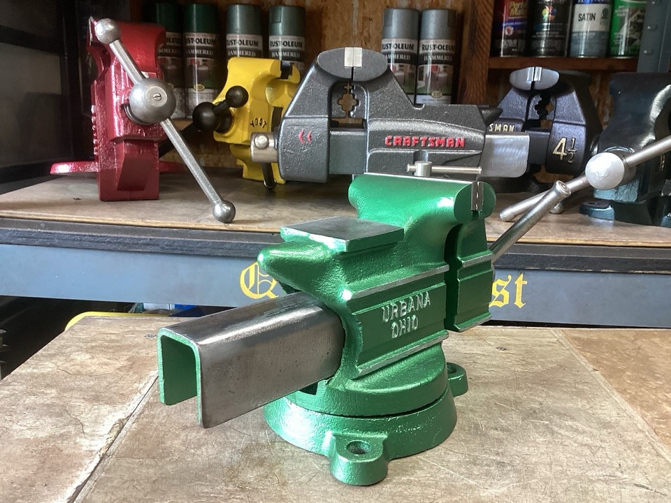 RESTORED VINTAGE Desmond Simplex 350 BENCH VISE IN JAWS 17 Lbs USA | eBay