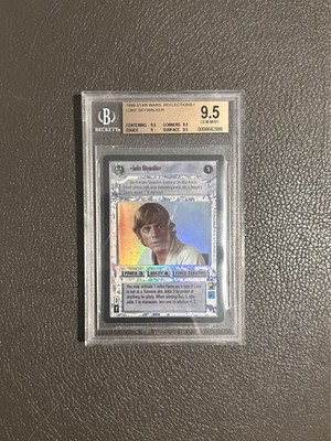 Star Wars CCG Luke Skywalker Reflections 1 BGS Mint 9.5 | eBay