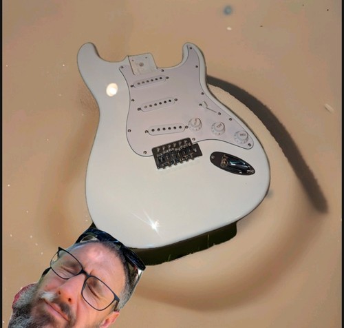 Loaded White On White Strat Style Body - Unplayed - S/S/S Turnt Up! Ftp ...