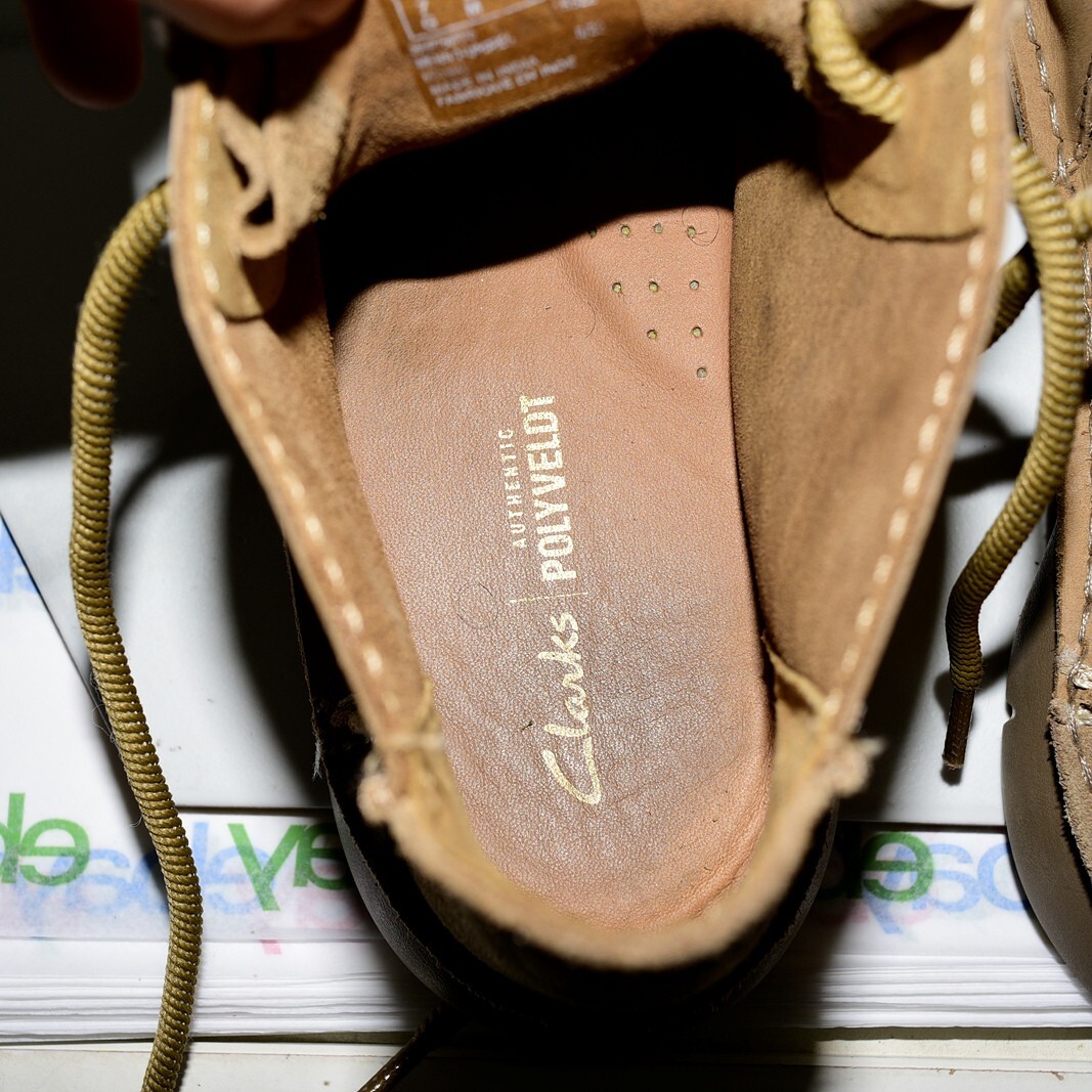 Clark’s Polyveldt Chukka Moc Toe Leather Boot Men US 8 - Gem